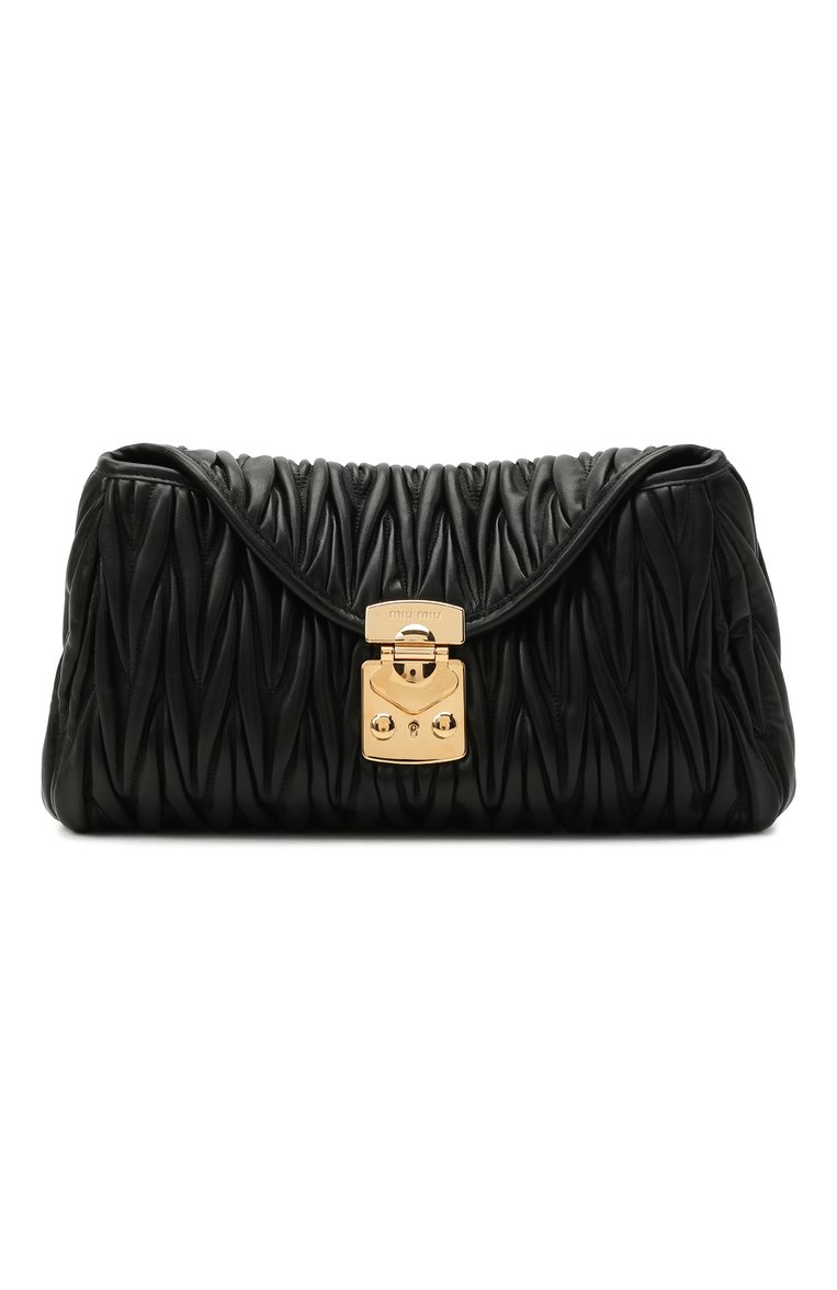 Женский черный клатч Miu Miu купить в интернет магазине ЦУМ арт 5bf113 N88 F0002 Coo узнать о