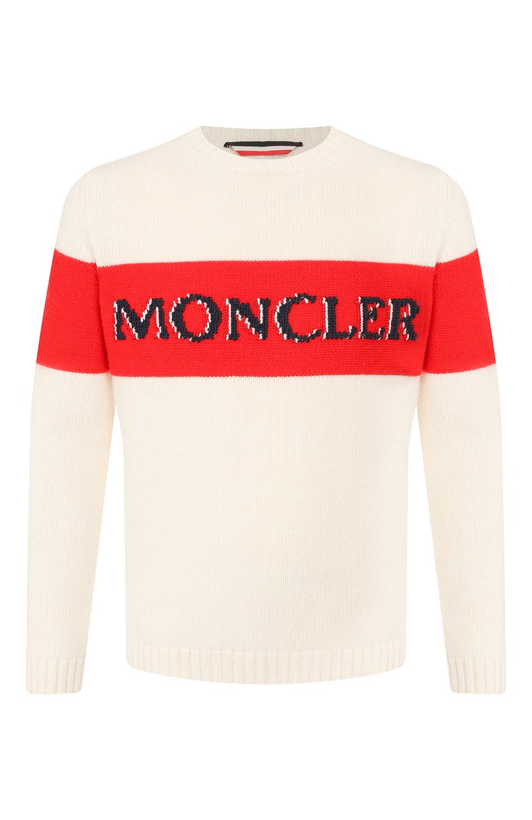 Мужской бежевый шерстяной свитер 2 moncler 1952 x valextra MONCLER GENIUS купить в интернет ...