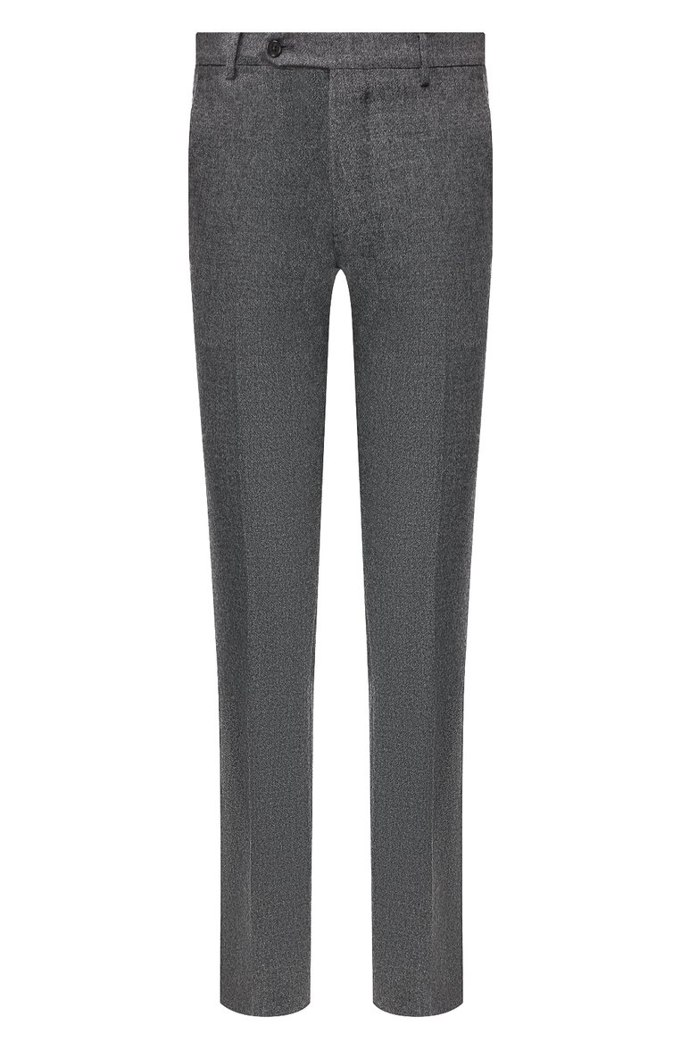Мужские серые брюки из шерсти и кашемира ANDREA CAMPAGNA купить в ...