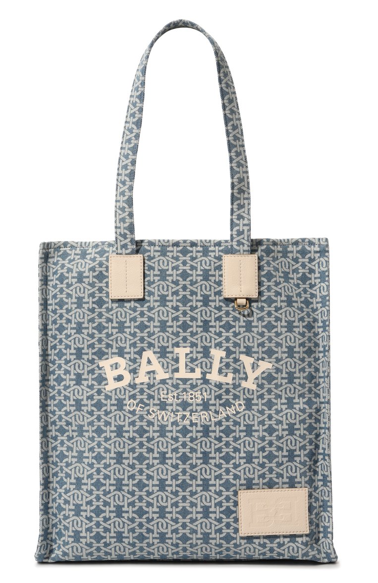 Женская синяя сумка-тоут cabana BALLY купить в интернет-магазине ЦУМ ...