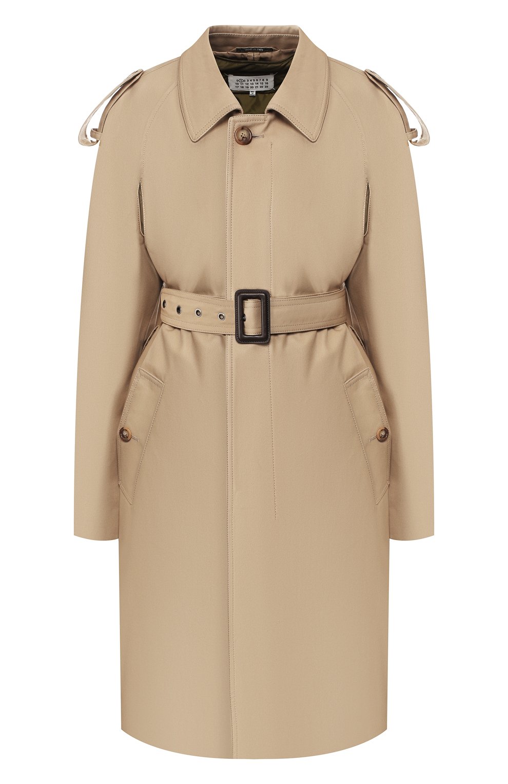 Женский бежевый тренч MAISON MARGIELA купить в интернет-магазине ЦУМ ...