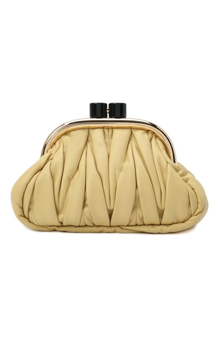 Женский светло желтый клатч Miu Miu купить в интернет магазине ЦУМ арт 5bk018 N88 F0032 Ooo