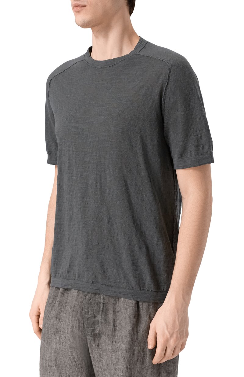 Мужской темно-серый хлопковый джемпер TRANSIT купить в интернет ...