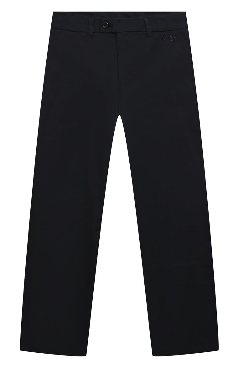 Хлопковые брюки N21 детские темно-синего цвета — купить в интернет ...