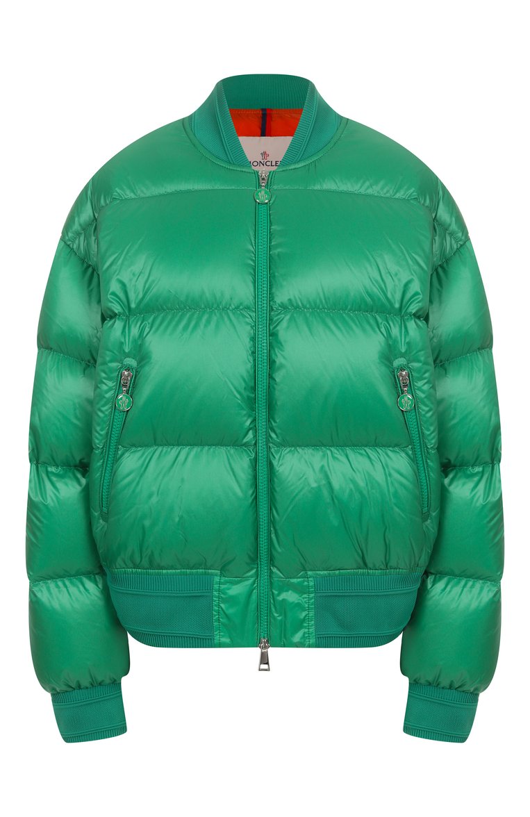 Женский зеленый пуховик merlat MONCLER купить в интернет-магазине ЦУМ ...