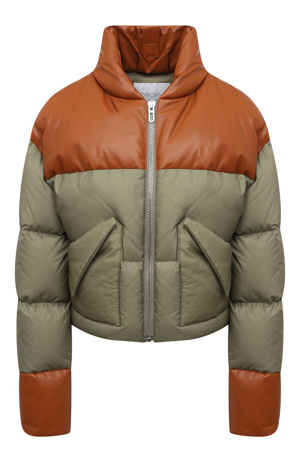 Женский светло-зеленый пуховик DROME купить в интернет-магазине ЦУМ ...
