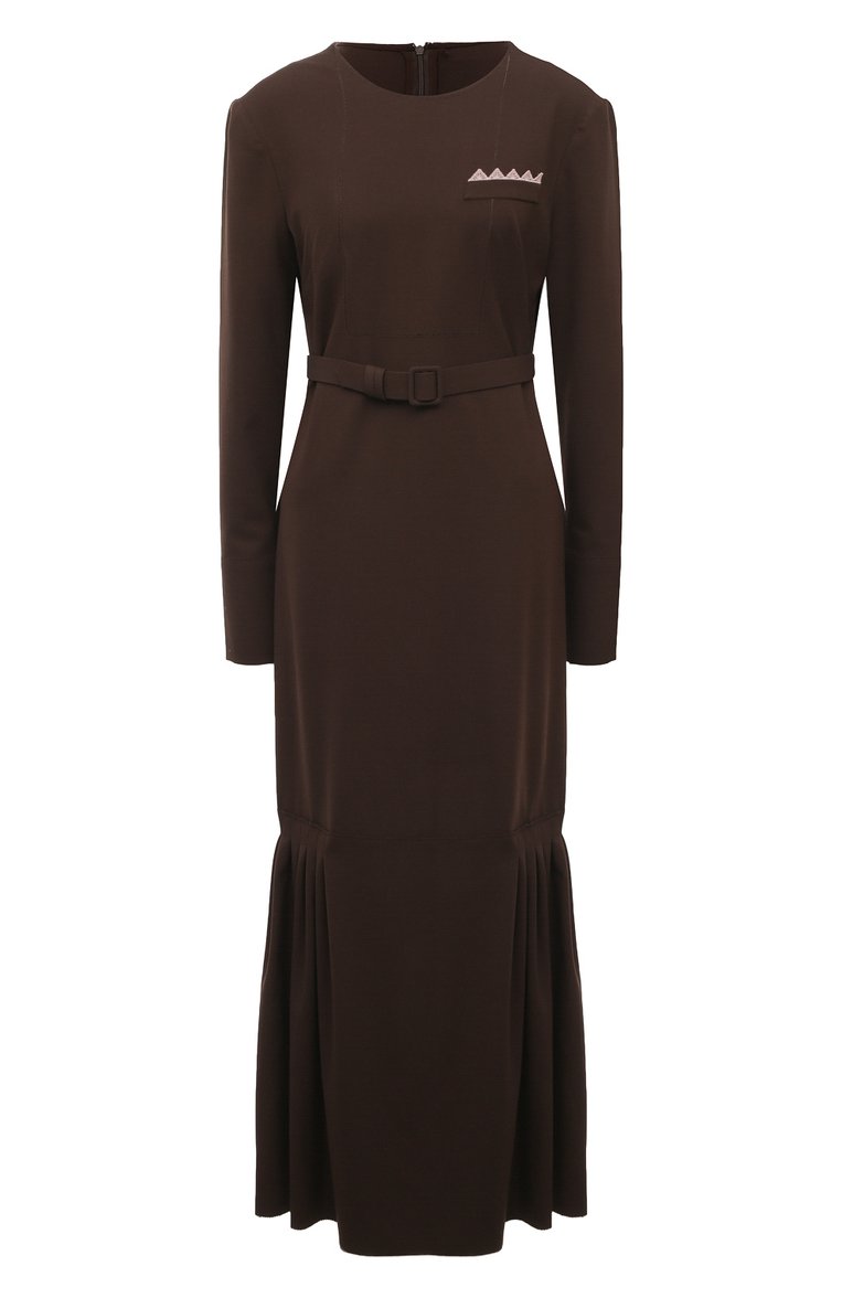 Женское темно-коричневое платье ALEXANDRA GEORGIEVA BY KRESTETSKAYA STROCHKA купить в интернет ...