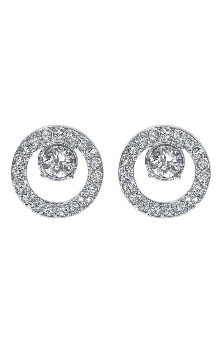 Серьги creativity SWAROVSKI серебряного цвета купить в интернет ...