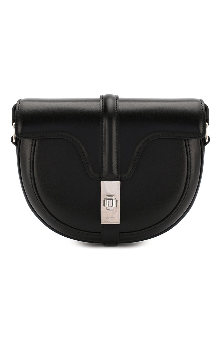Женская черная сумка 16 besace small CELINE купить в интернет-магазине ...