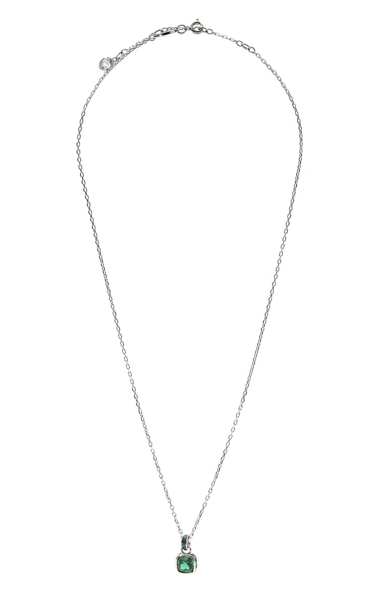 Женская серебряная подвеска birthstone на цепочке SWAROVSKI купить в ...