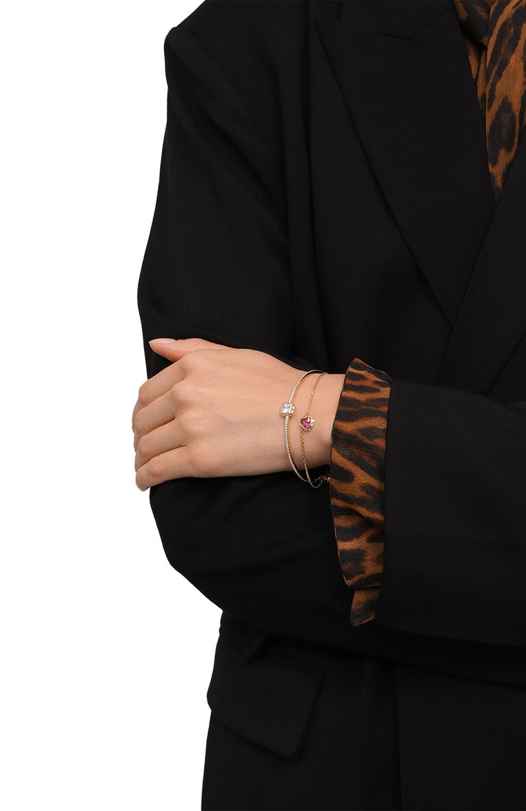 Женский золотой браслет bangle heart SWAROVSKI купить в интернет ...