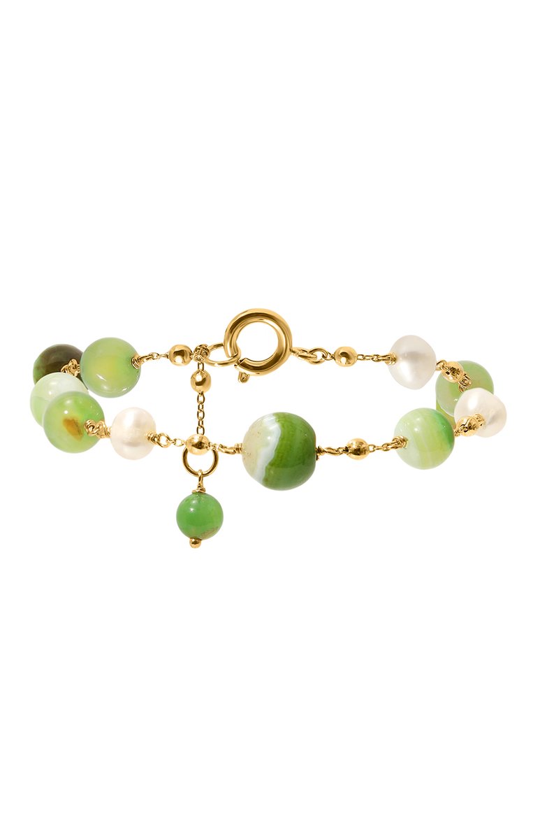Женский зеленый браслет CRYSTALLINE JEWELLERY купить в интернет ...