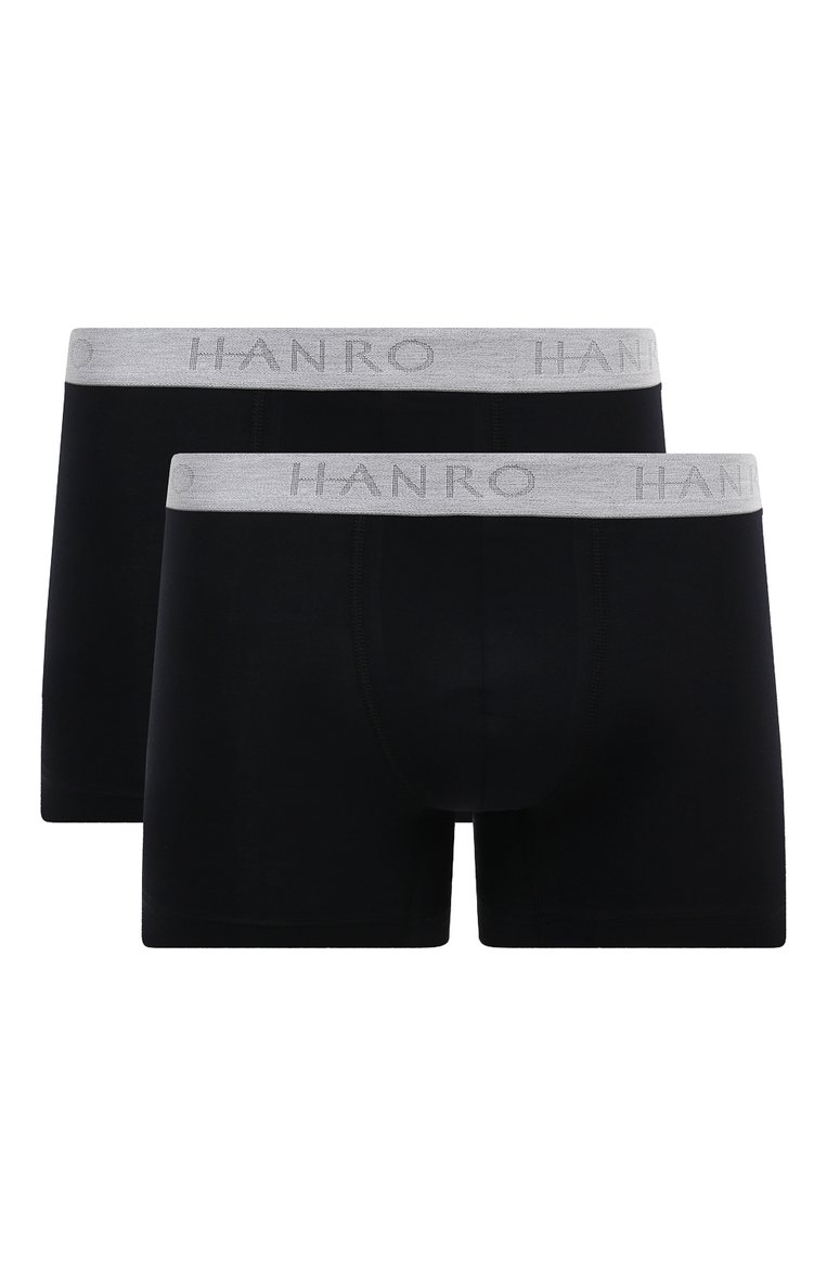 Мужские черные комплект из двух боксеров HANRO купить в интернет-магазине ЦУМ, арт. 073078.