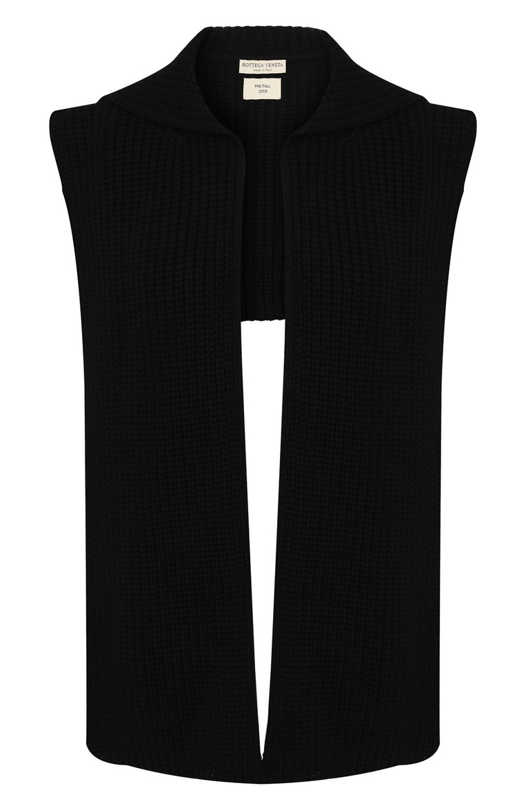 Женский черный кашемировый шарф BOTTEGA VENETA купить в интернет ...
