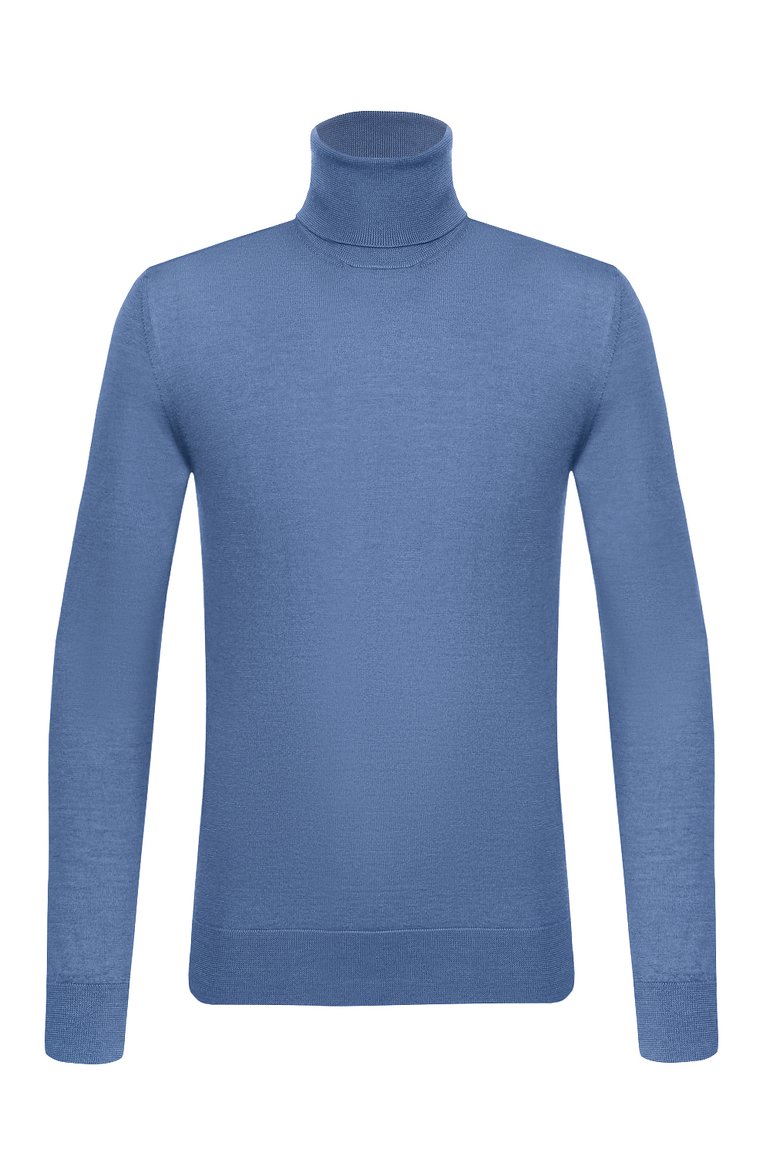 Водолазка из кашемира и шелка Il Borgo Cashmere цвет голубой купить в ...