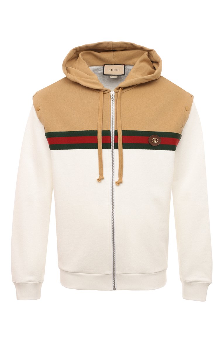 Мужской разноцветный хлопковая толстовка GUCCI купить в интернет ...
