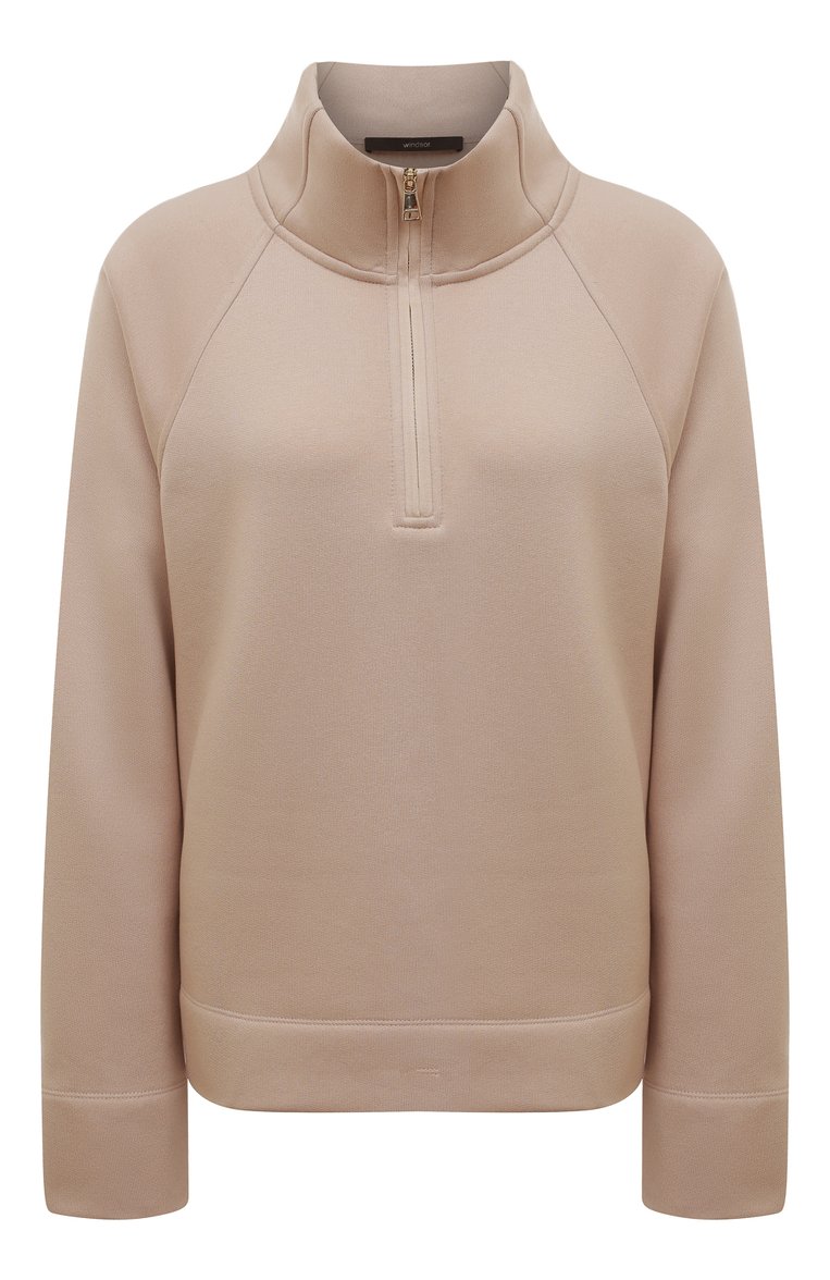 Женский светло-бежевый свитшот WINDSOR купить в интернет-магазине ЦУМ ...