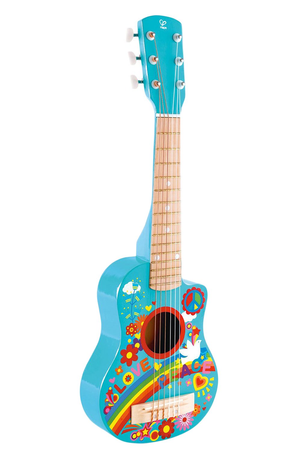 Музыкальная игрушка Гитара Цветы HAPE детского разноцветного цвета — купить в интернет-магазине ...