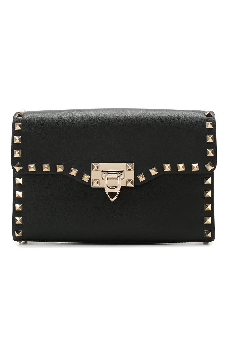 Женская черная сумка rockstud VALENTINO купить в интернет-магазине ЦУМ ...