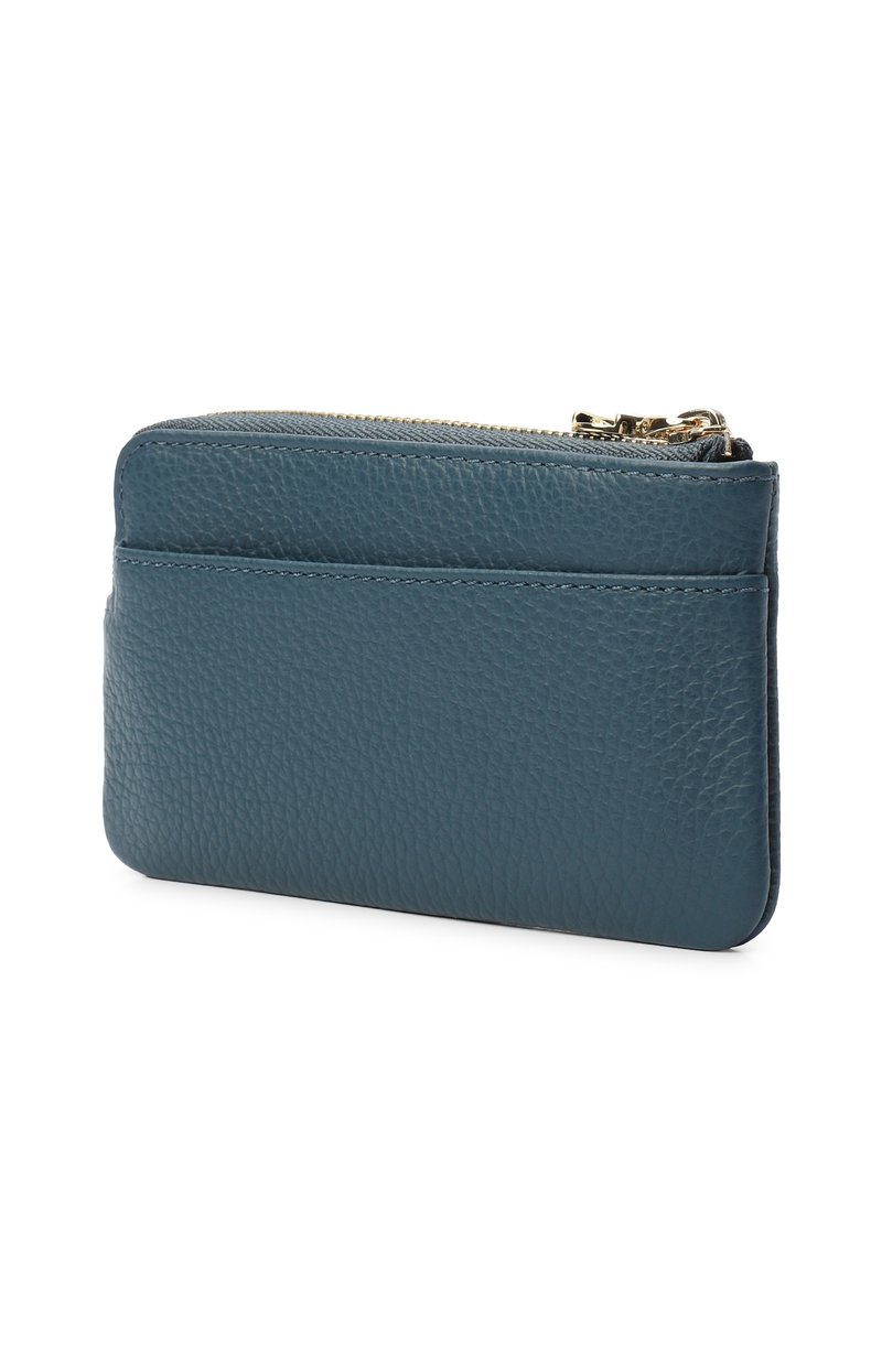 Женский кожаный кошелек для монет COCCINELLE темно-синего цвета купить ...