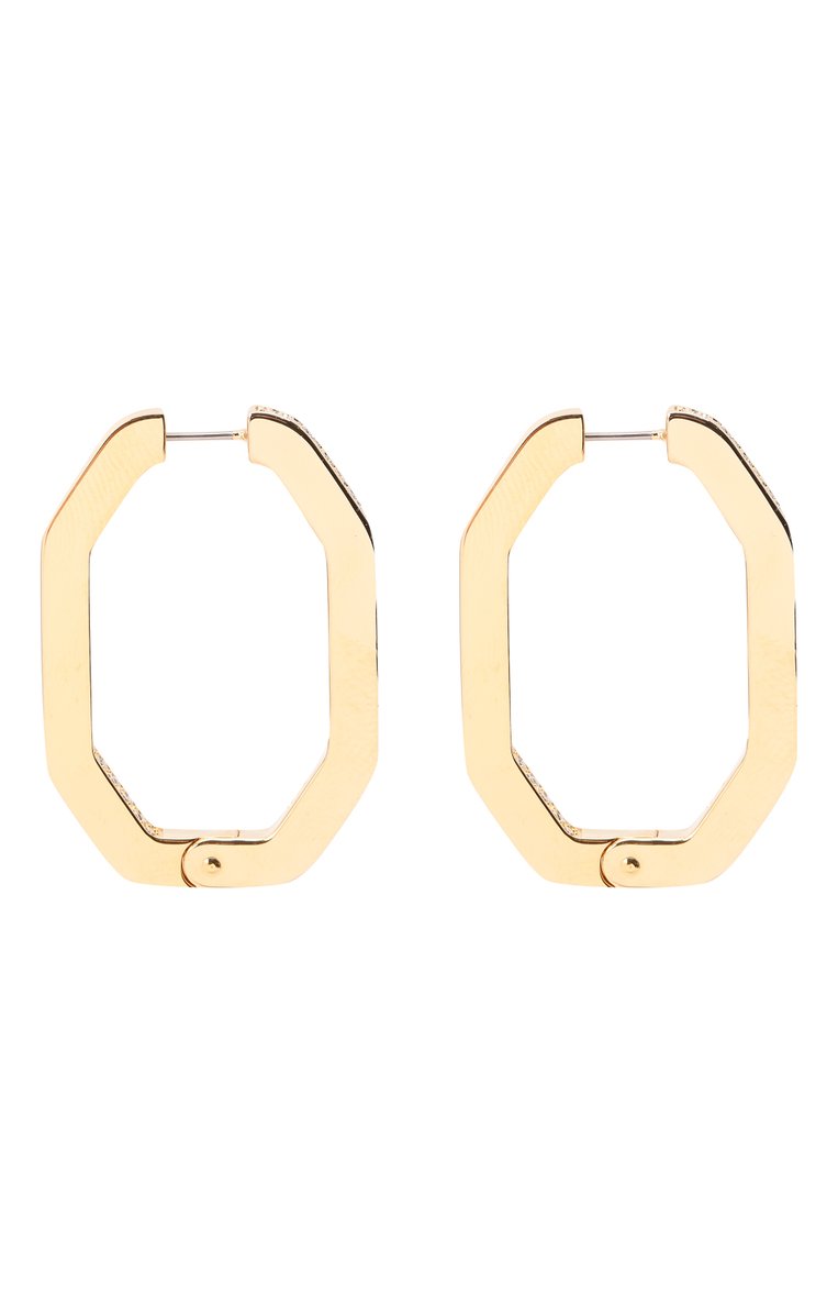 Женские золотые серьги-кольца dextera SWAROVSKI купить в интернет ...