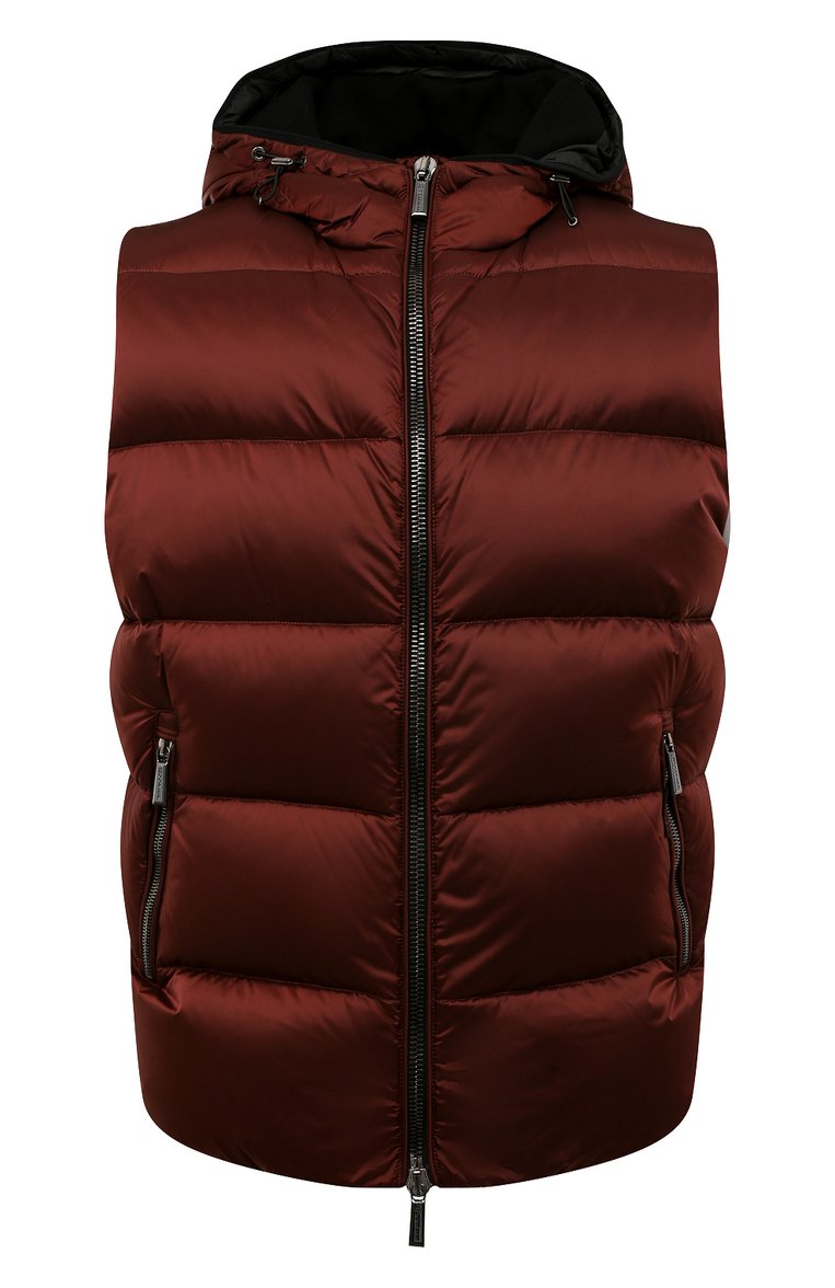 Мужской бордовый пуховый жилет perseo-sh MOORER купить в интернет ...