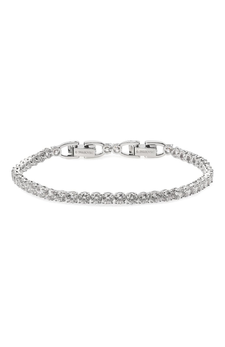 Браслет tennis SWAROVSKI серебряного цвета купить в интернет-магазине ...