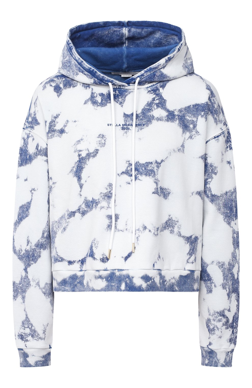 Женский голубой хлопковое худи STELLA MCCARTNEY купить в интернет ...