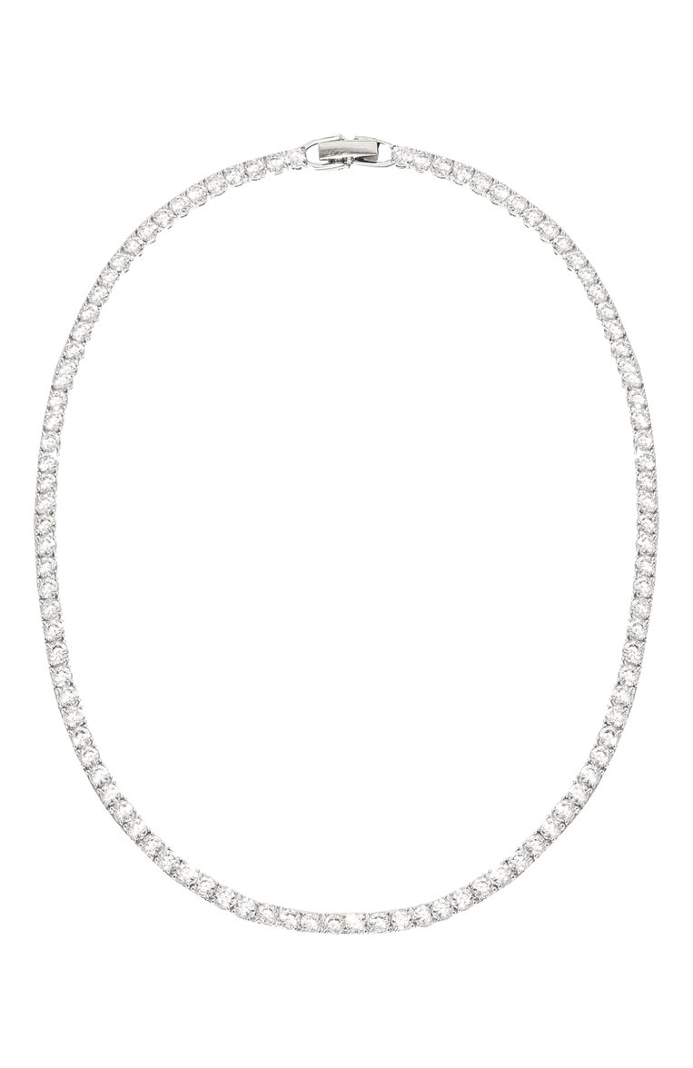 Женское серебряное колье tennis deluxe SWAROVSKI купить в интернет ...