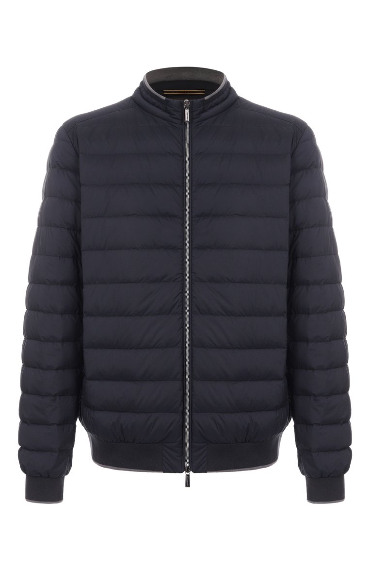 Мужской темно-синий пуховый бомбер strauss-s3 MOORER купить в интернет-магазине ЦУМ, арт. STRAUSS-S3