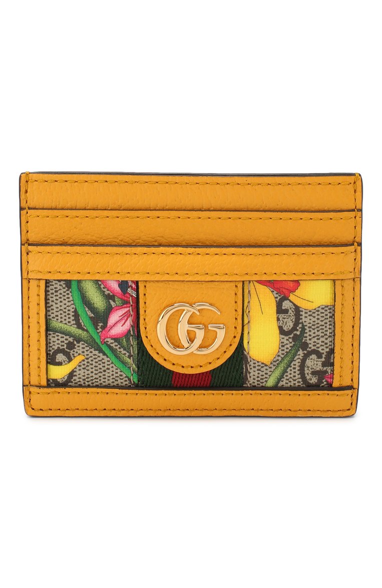 Женский желтый футляр для кредитных карт ophidia GUCCI купить в ...