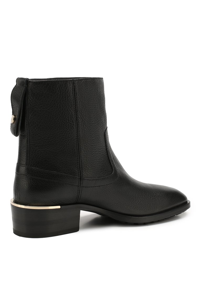 Женские черные кожаные ботинки halbert JIMMY CHOO купить в интернет ...