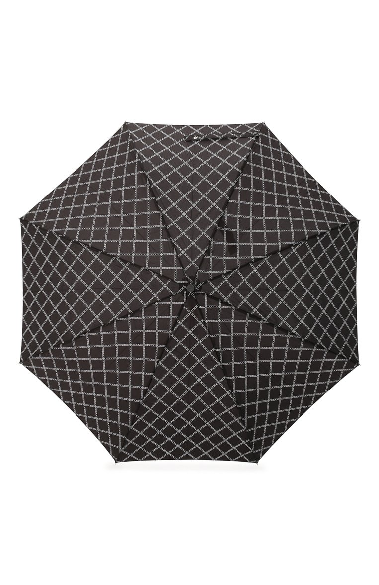 Женский черно-белый складной зонт с принтом BURBERRY купить в интернет ...