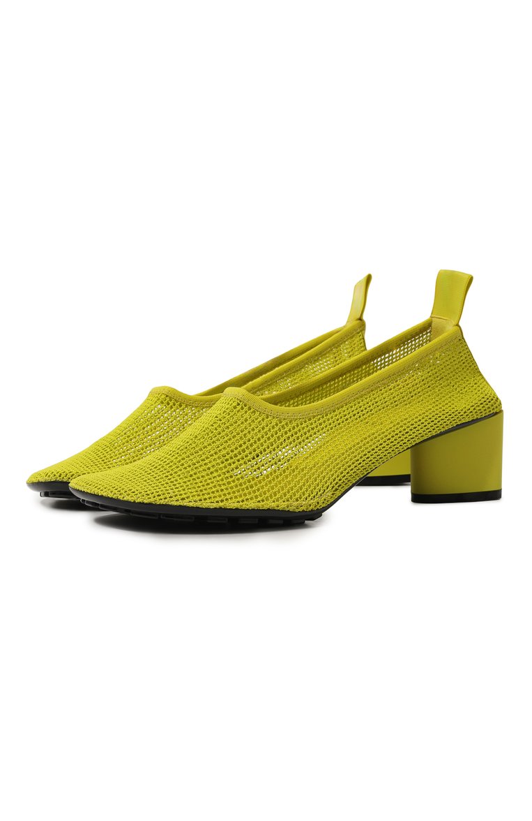Женские желтые текстильные туфли flex BOTTEGA VENETA купить в интернет ...
