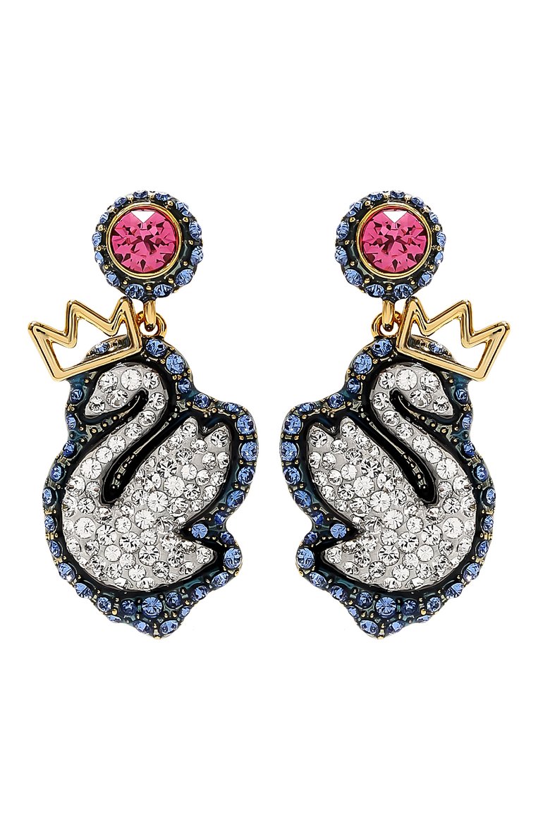Женские разноцветные серьги pop swan SWAROVSKI купить в интернет ...