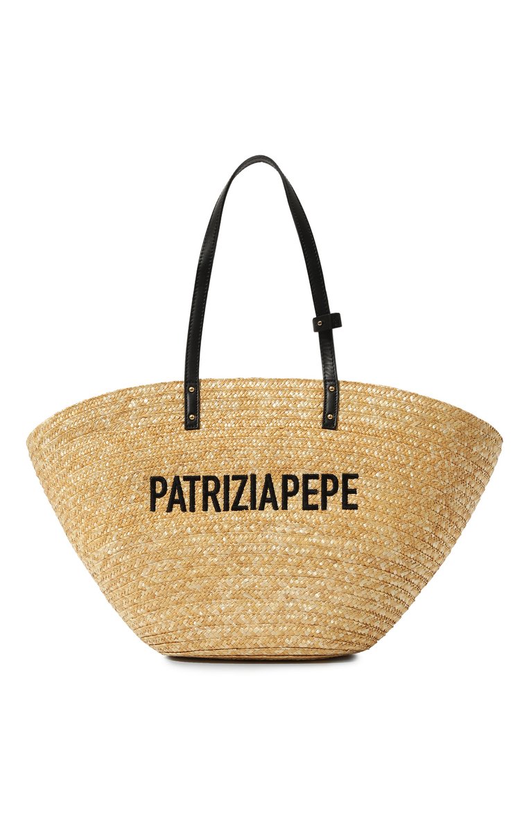Женская черная сумка-тоут PATRIZIA PEPE купить в интернет-магазине ЦУМ ...