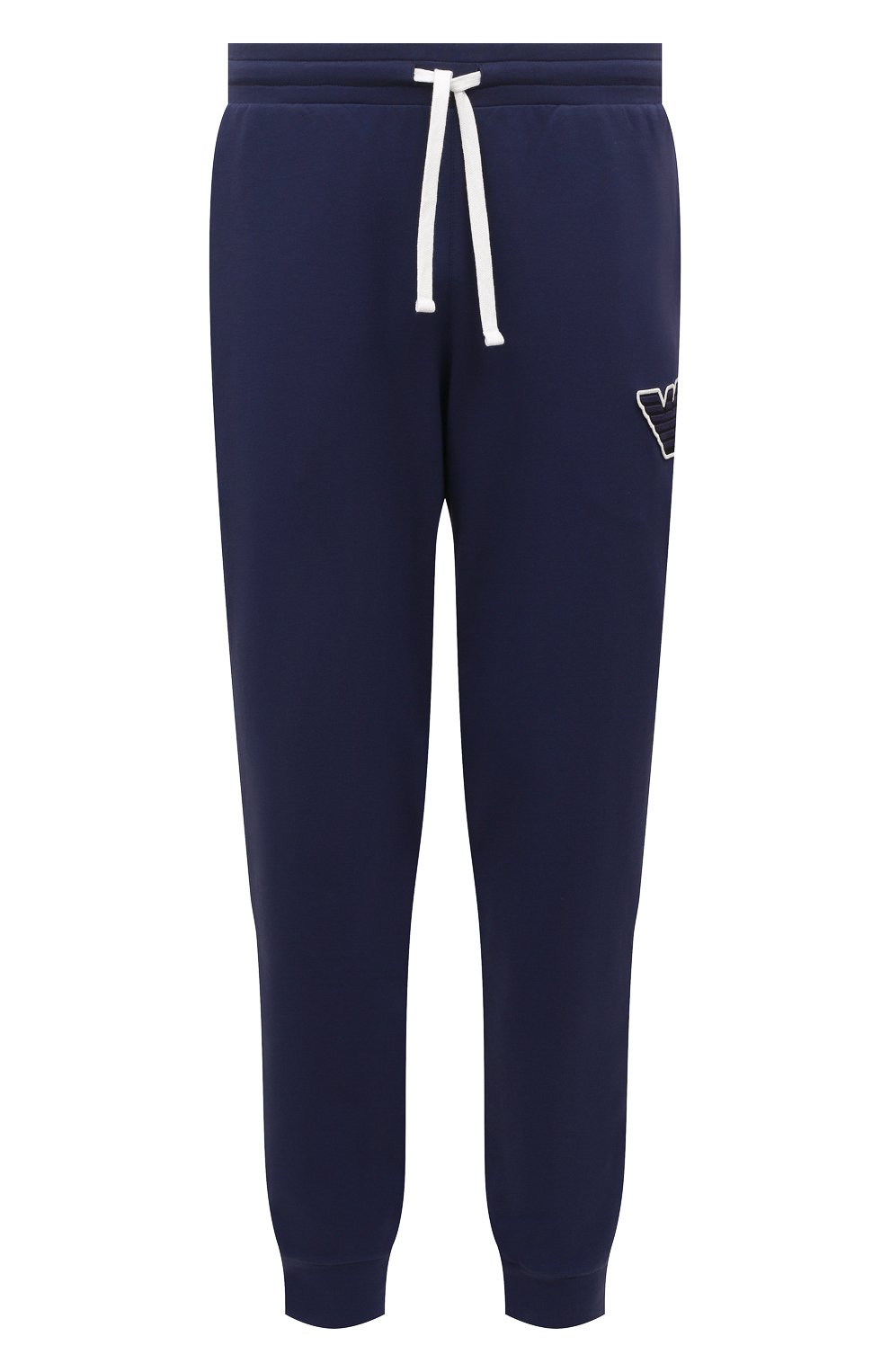 Мужские темно-синие хлопковые джоггеры EMPORIO ARMANI купить в интернет ...