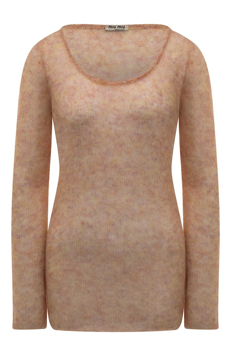 Женский розовый пуловер Miu Miu купить в интернет магазине ЦУМ арт Mml511 1zuf F0615 узнать о