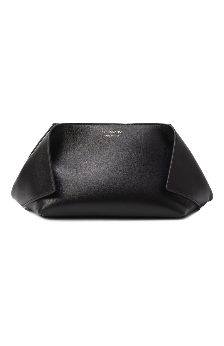 Женский черный клатч scarf FERRAGAMO купить в интернет-магазине ЦУМ ...