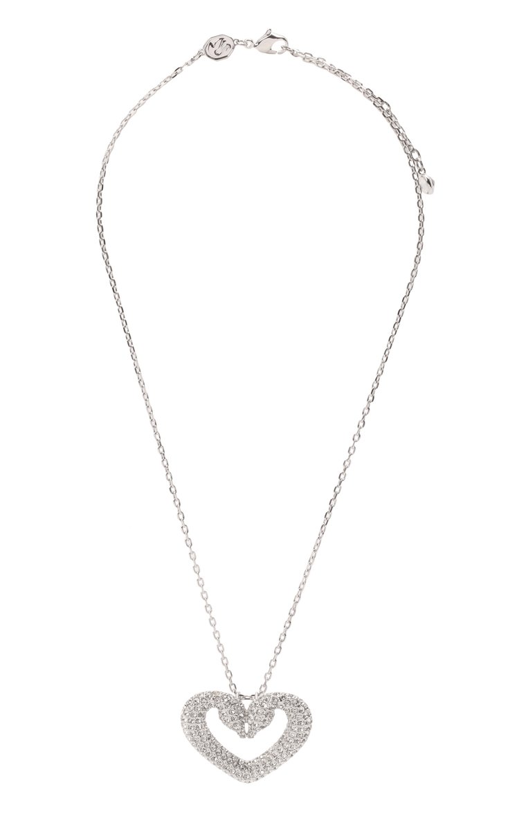 Кулон на цепочке una SWAROVSKI серебряного цвета купить в интернет ...