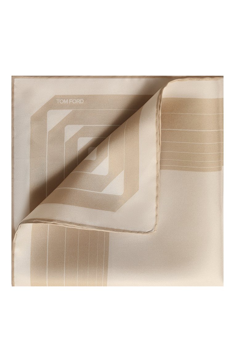 Мужской светло-бежевый шелковый платок TOM FORD купить в интернет ...