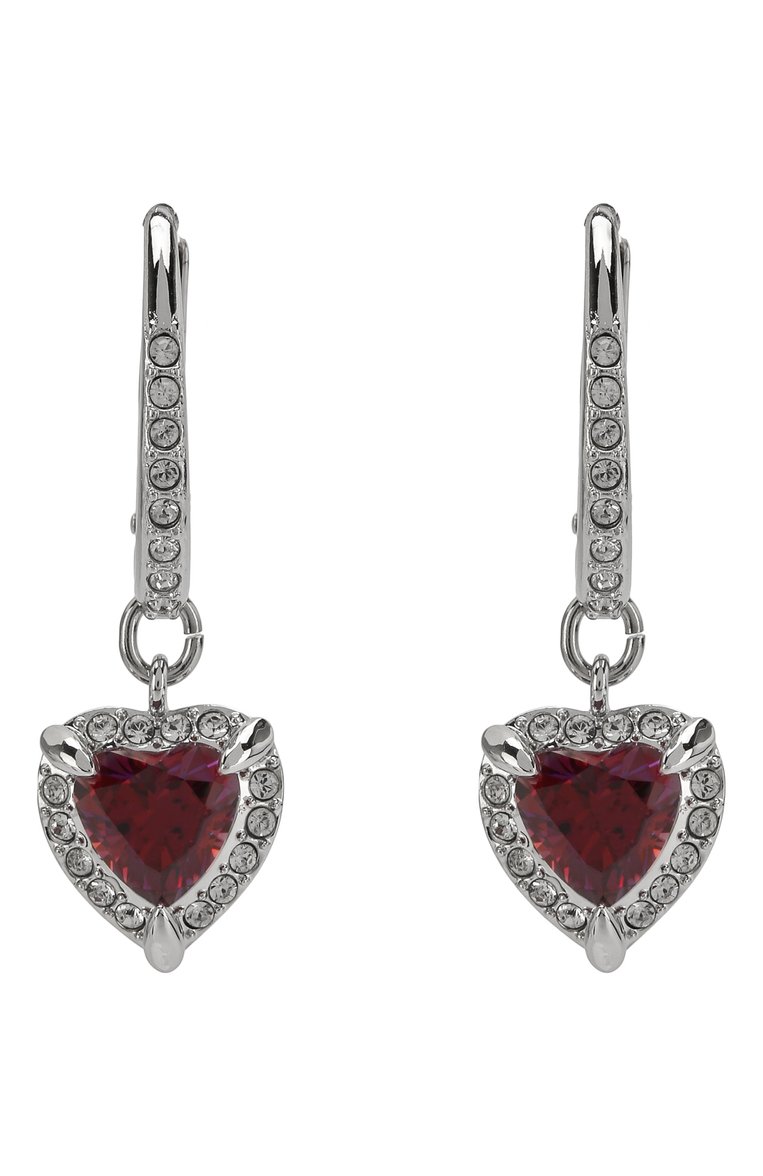 Женские серебряные серьги hoop SWAROVSKI купить в интернет-магазине ЦУМ ...