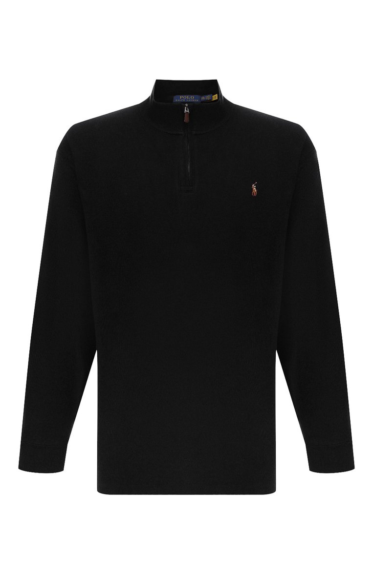 Мужской черный хлопковый джемпер POLO RALPH LAUREN купить в интернет ...