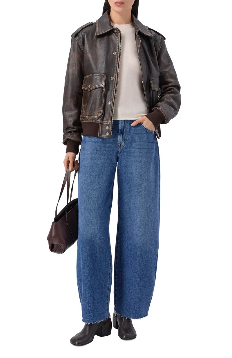 Женские синие джинсы bonnie curvilinear 7 FOR ALL MANKIND купить в ...