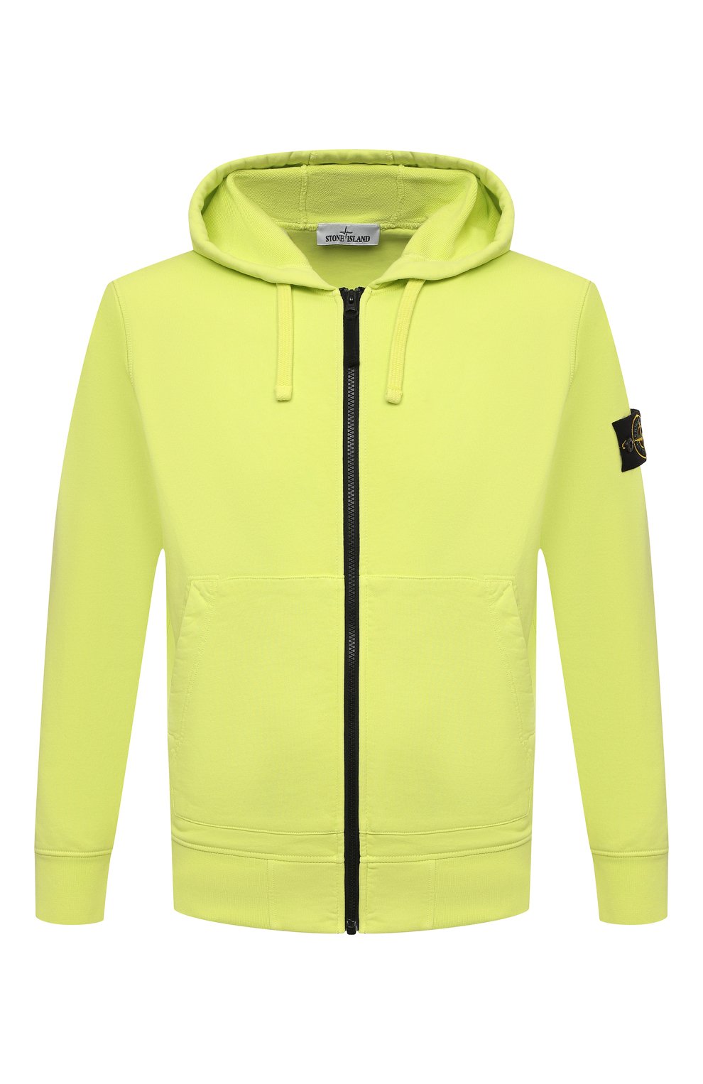 Мужской салатовый хлопковая толстовка STONE ISLAND купить в интернет ...