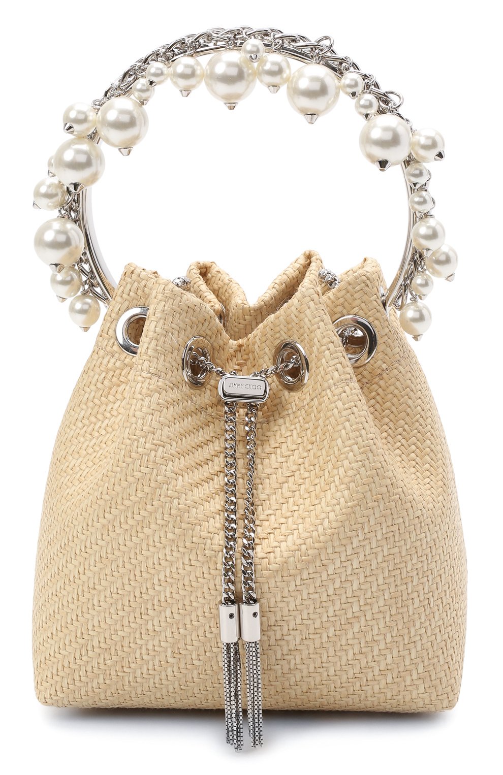 Женская бежевая сумка bonbon small JIMMY CHOO купить в интернет ...