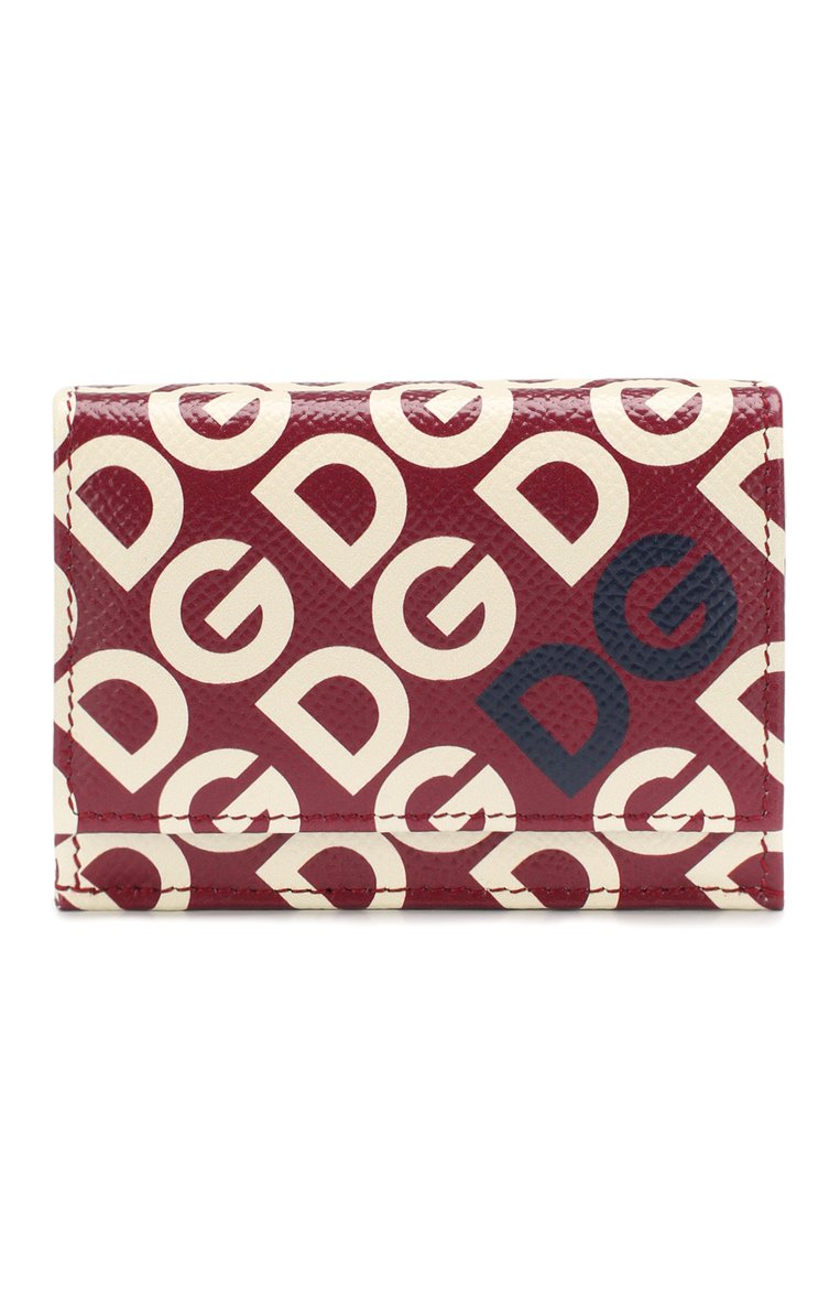 Женские красные кожаное портмоне DOLCE & GABBANA купить в интернет ...