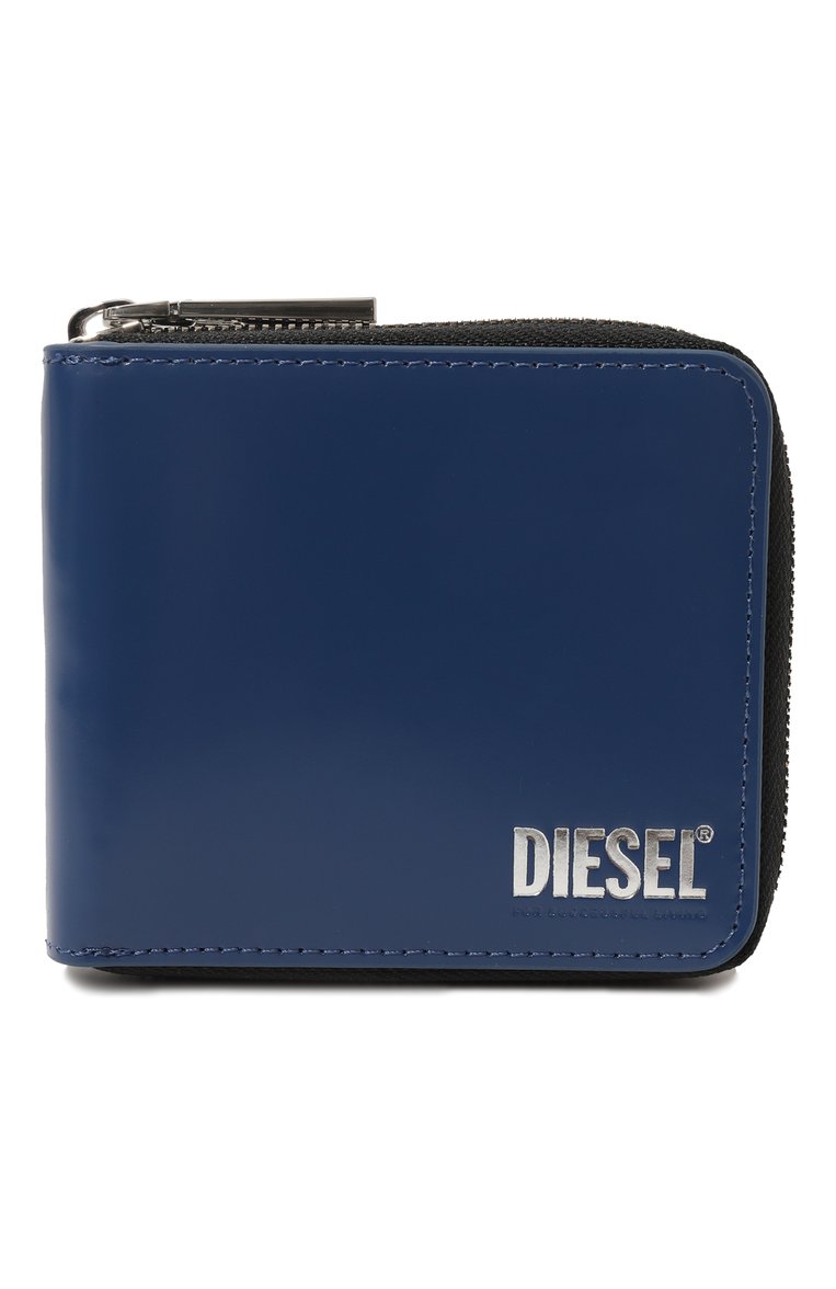 Мужской синий кожаное портмоне DIESEL купить в интернет-магазине ЦУМ ...