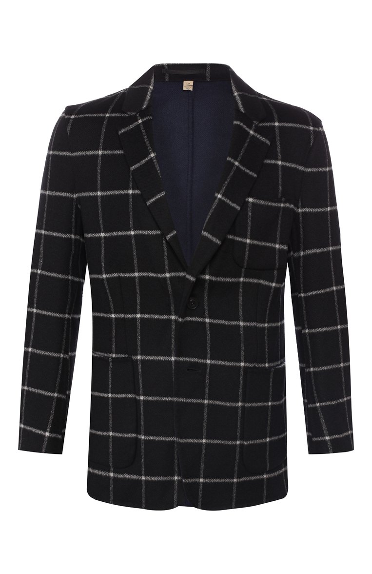 Мужской черно-белый кашемировый пиджак BURBERRY купить в интернет ...