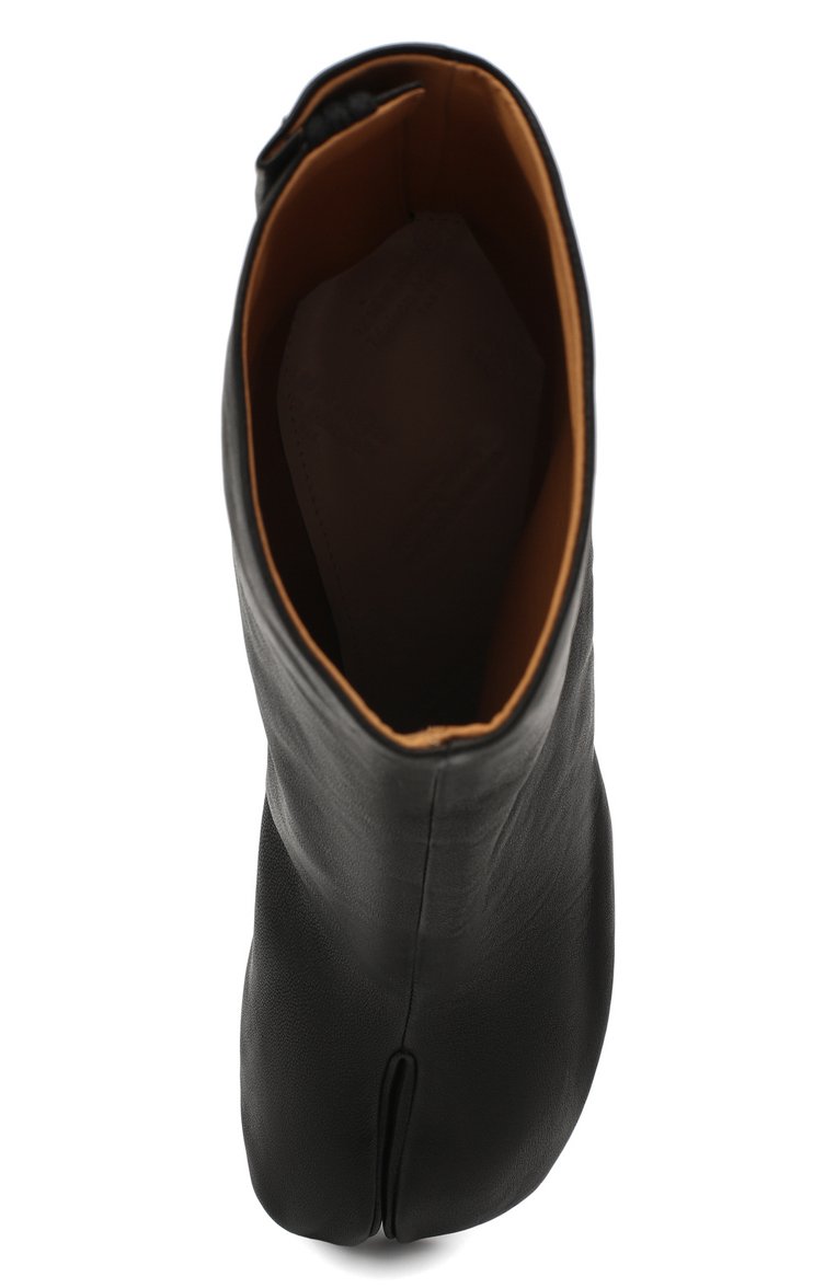 Женские черные кожаные ботильоны tabi MAISON MARGIELA купить в интернет-магазине ЦУМ, арт ...